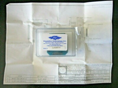 EMULATION TECHNOLOGY CLIP100QF49D BASE-100-QF49-D CLIP-100-QF49-1 | eBay