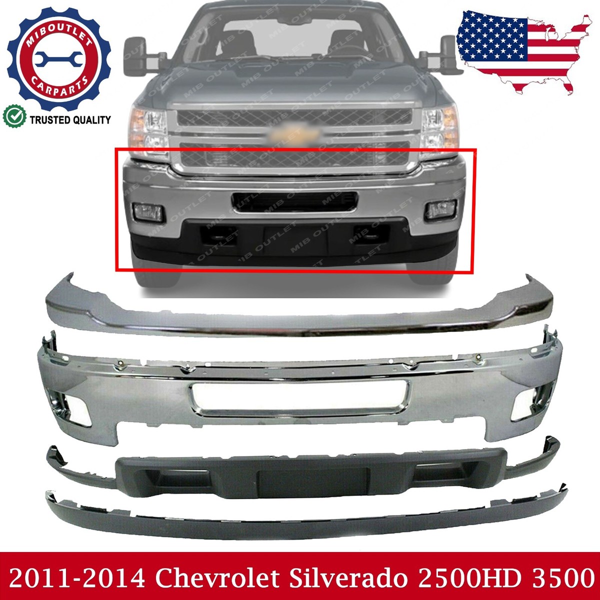 2011 Chevy Front Bumper 2011 Chevy Silverado 1500 Bumpers & Bumper