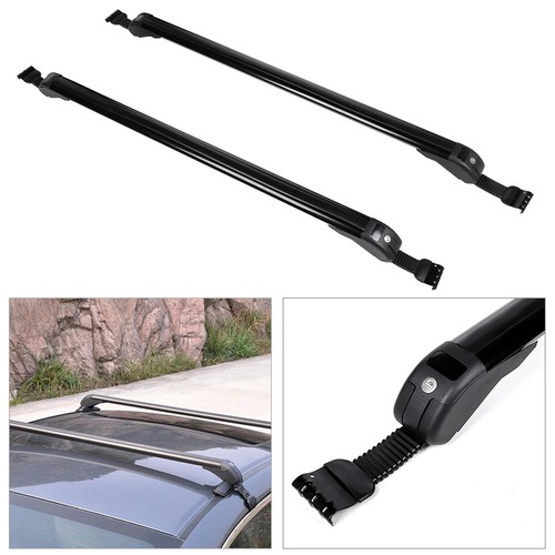 For 43.3"Universal Roof Rack Side Rails Luggage Carrier Bar Aluminum ...