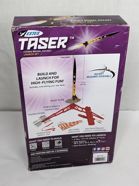 Estes Taser E2X Launch Starter Rocket Kit for sale online | eBay