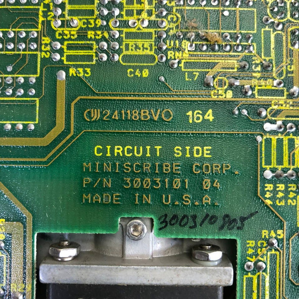 Vintage MINISCRIBE M3212 10MB 5.25" HH MFM ST412 Hard Disk Drive | eBay