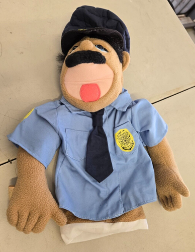 Melissa And Doug Police Officer Cop Hand Puppet with Moustache | eBay