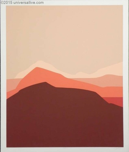 Breathtaking modern landscape of Canyon A, signed by renowned artist ...