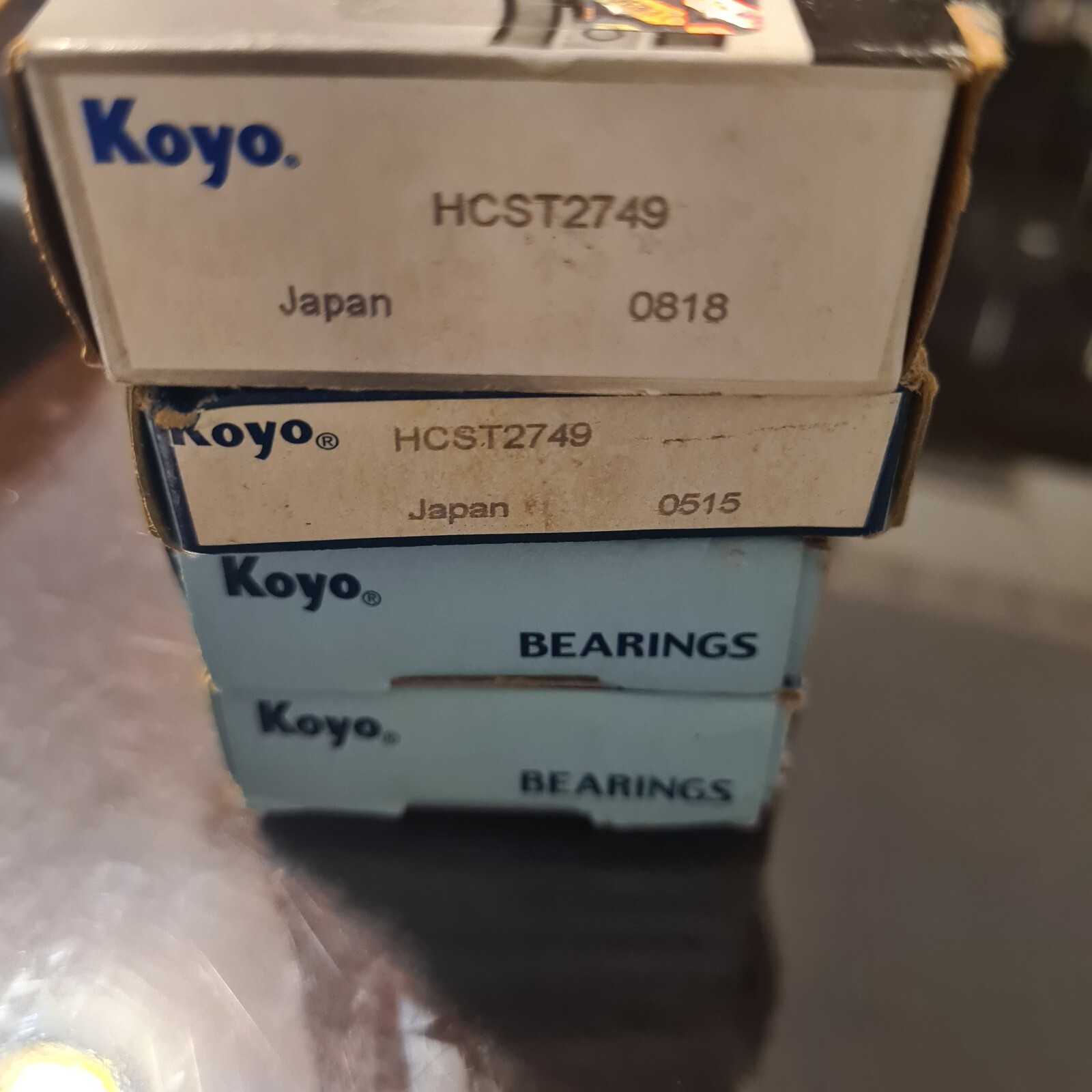 1 PAIR OF A149 / 90366-27001 Brand KOYO, REAR WHEEL BEARING TERCEL ...