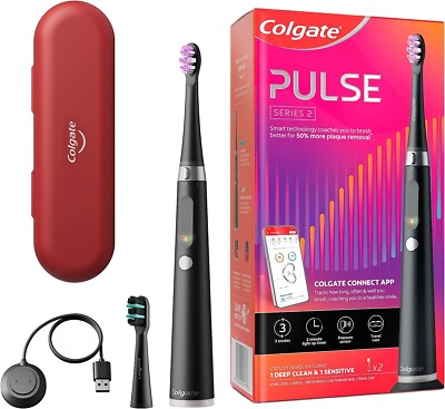 Colgate Pulse Connected Series 2 Deep Clean & Sensitive Electric ...