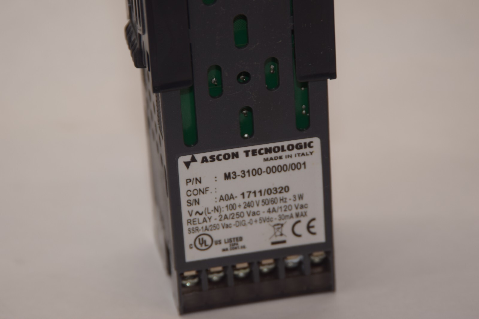 ASCON TECHNOLOGIC M3-3100-0000/001 100-240V 50/60Hz 3W Temperature Controller | eBay
