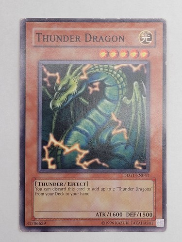 Yu-Gi-Oh! - TCG Thunder Dragon DLG1-EN041 Dark Legends Unlimited Common ...
