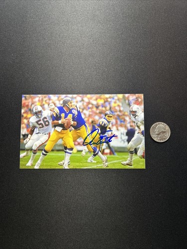 DAN FOUTS Signed Autographed PHOTO - NFL HOF QUARTERBACK Chargers W ...