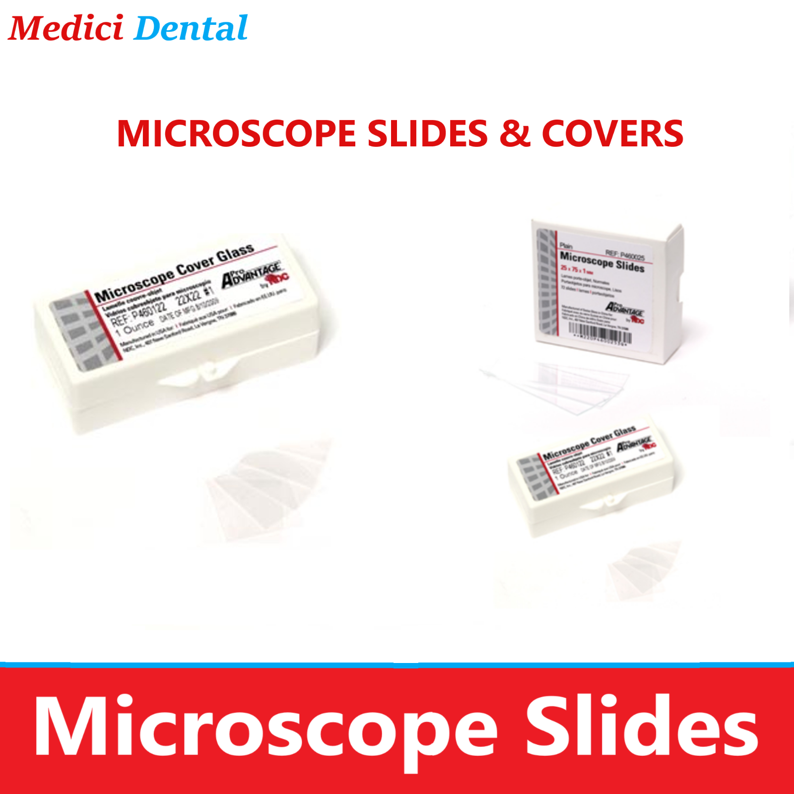 Microscope Slides Plain or Frosted, Microscope Covers Thickness No 1 or ...