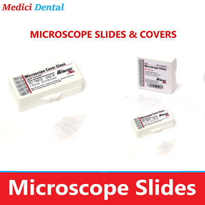 Microscope Slides Plain or Frosted, Microscope Covers Thickness No 1 or ...