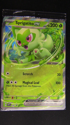 NM Pokemon Sprigatito EX SVP087 Black Star Promo Card | eBay