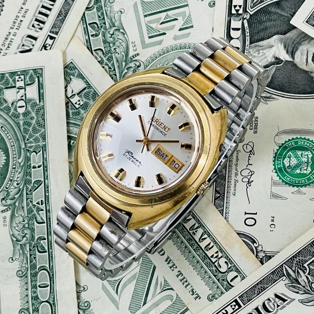 ORIENT Racer Men's Watch Automatic Winding 429-44670 Silver Dial 21 ...