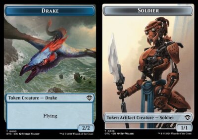Drake (0005) // Soldier (0026) Double-sided Token x1 - Commander ...
