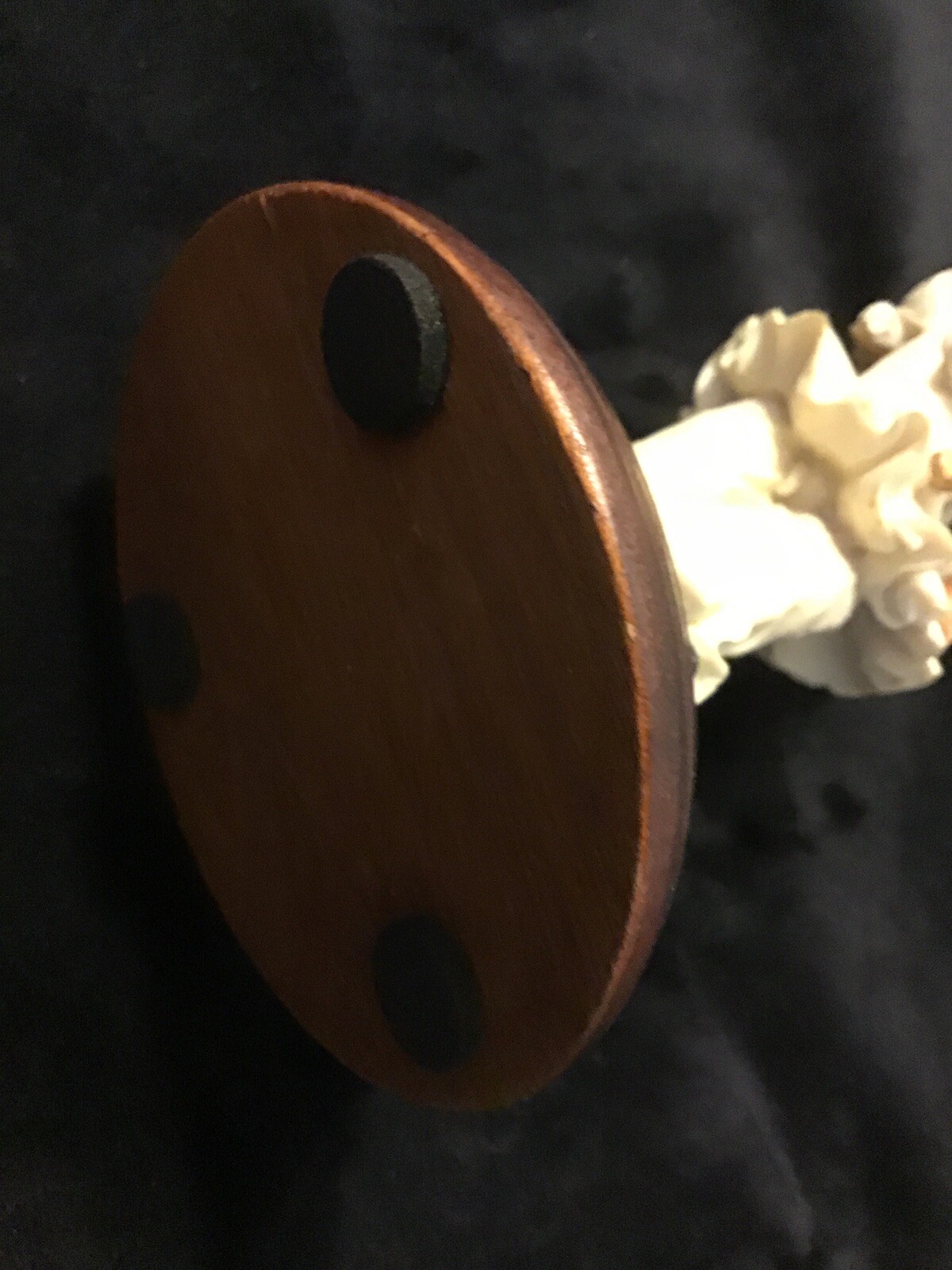 1985 ARNART: CLOWN PUCCI figurine statuette with wooden brick 8” | eBay