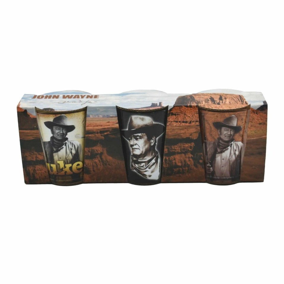 John Wayne Duke Shot Glass Set of 3 | eBay