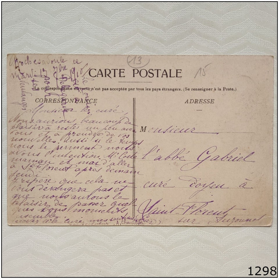 France Vintage Postcard (P1298) | eBay