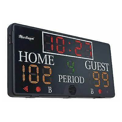 MacGregor SK3048 4 x 2ft Multisport Indoor Scoreboard with Remote for ...
