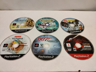 PS2 Disc Lot of 6: Tested, Cleaned, Authentic PlayStation 2 Discs Only ...
