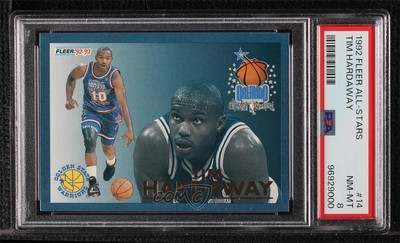 1992-93 Fleer All-Stars Tim Hardaway #14 PSA 8 HOF | eBay