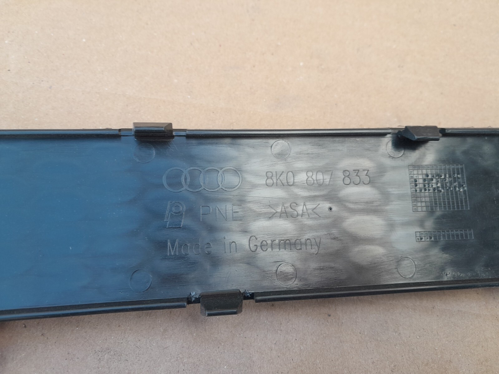Audi A4 & A5 Satin Black Bumper Trim 8K0807833A01C for sale online | eBay