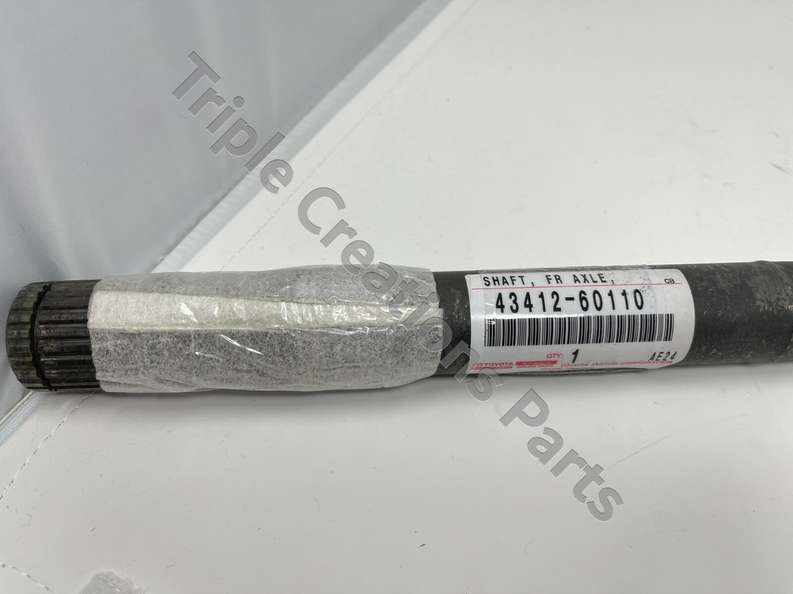 GENUINE TOYOTA 4341260110 OEM SHAFT, FRONT AXLE, INNER LH 43412-60110 ...