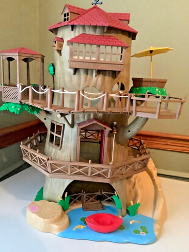 Calico Critters Country Tree House Playset Sylvanian Families | eBay