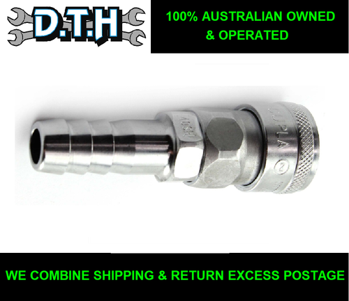 40SH NITTO STYLE 1/2'' HOSE BARB QUICK COUPLER | eBay Australia