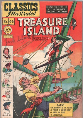 Classics Illustrated Comics Treasure Island by Robert Louis Stevenson ...