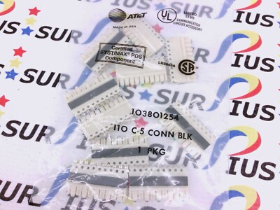 NSOP AT&T Systimax 103801254 110 C-5 Wire Clip for 110 Blocks 10 per ...