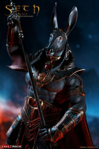 New TBLeague PL2022-191A Ancient Egyptian God Seth Black 1/6 Figure In ...