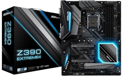 Asrock Z390 Extreme4 LGA1151 8th/9th Gen ATX DDR4 Motherboard + I/O ...