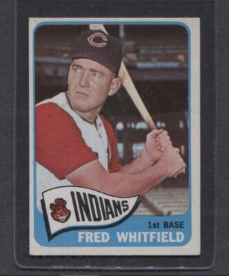 1965 Topps #283 Fred Whitfield (Indians) Vg-Ex (Flat Rate Ship) | eBay