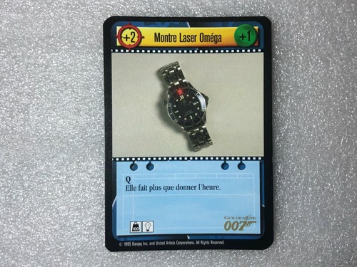 JCC Card JAMES BOND 007 GOLDENEYE Card OMEGA LASER WATCH | eBay