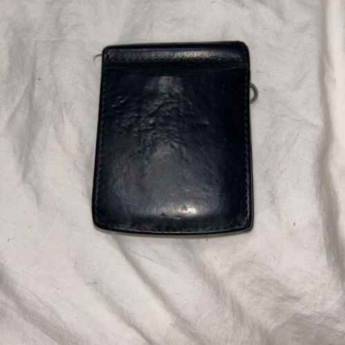 Vintage ALZUNI Genuine Leather Bifold Wallet Silver 950 limited From ...