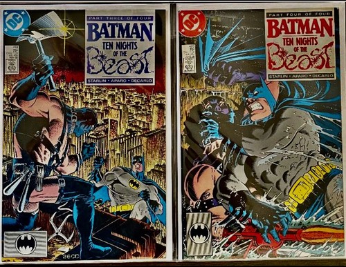 Complete Set | Batman #417-420 | Ten Nights of the Beast | 1988 | Key ...