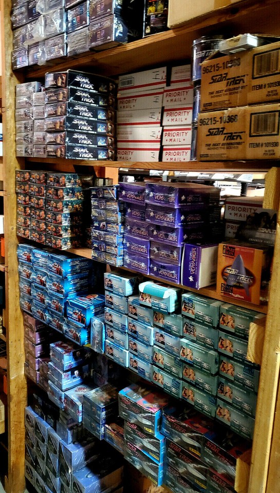 10+ Sealed Pack Lot of Vintage Star Trek Trading Cards in Packs + Free ...