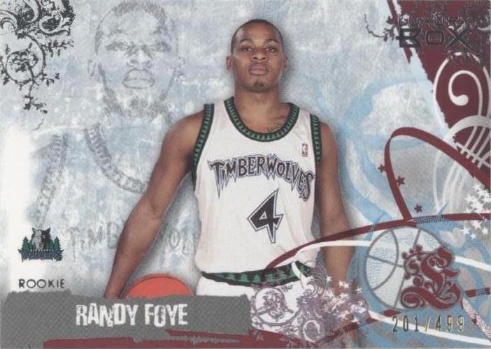 2006-07 Topps Luxury Box - Rookie Randy Foye #96 Red /499 (RC) for sale ...