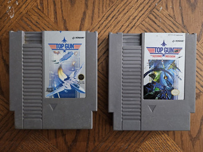 Top Gun NES & Top Gun The Second Mission NES Bundle | eBay