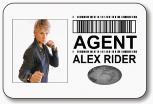 AGENT ALEX RIDER NAME BADGE PROP HALLOWEEN COSTUME MAGNETIC BACK | eBay