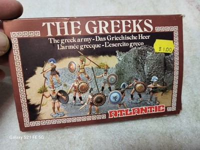 Atlantic The Greeks Plastic Toy Soldiers HO Scale #1805 | eBay