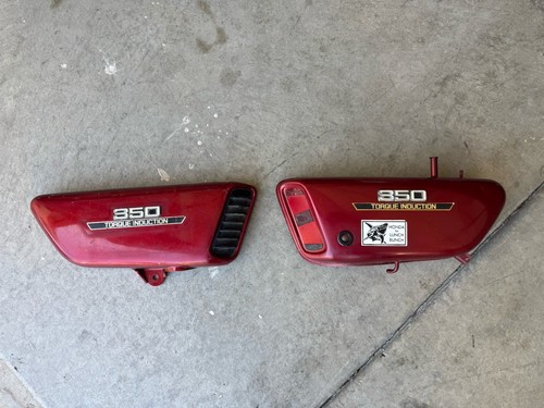 1973 Yamaha RD350 RD 350 Side Cover Panel Oil Tank Reservoir | eBay