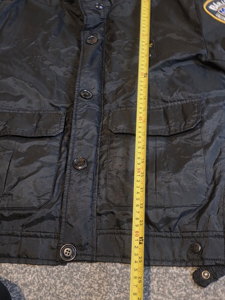 Blauer Mens Lined Police Tactical Uniform Jacket Black USA Large Bomber ...
