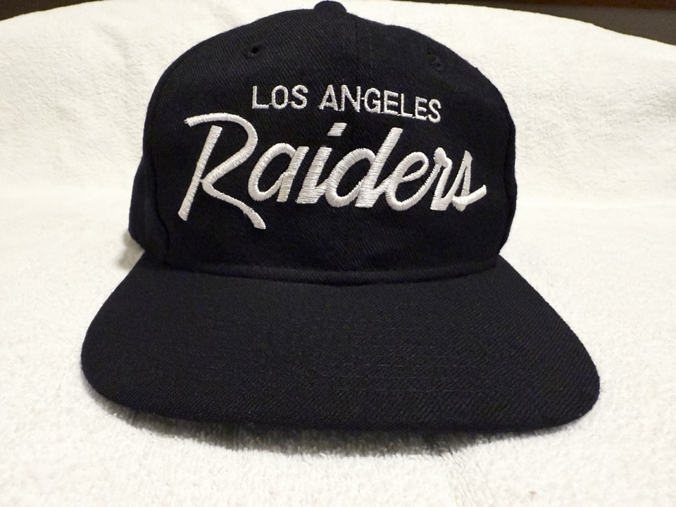 Vintage Los Angeles Raiders Snapback Hat Sports Specialties Pro 100% ...