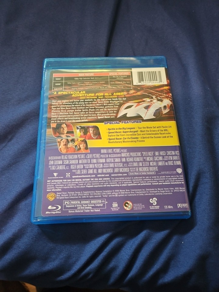 Speed Racer Blu-ray Disc 2008 | eBay