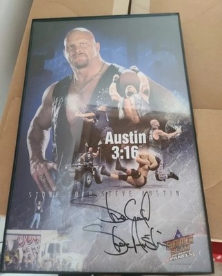 Stone Cold Steve Austin WWE Autographed 11x17 Photo | eBay