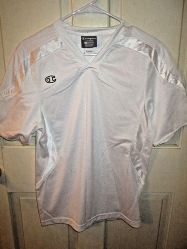 849B2 Champion B833 Mesh Lacrosse Jersey V-Neck XSmall White | eBay