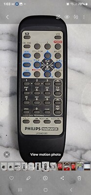 Philips Magnavox LP 20401 001 Remote Control for VRZ255 VRZ255AT ...