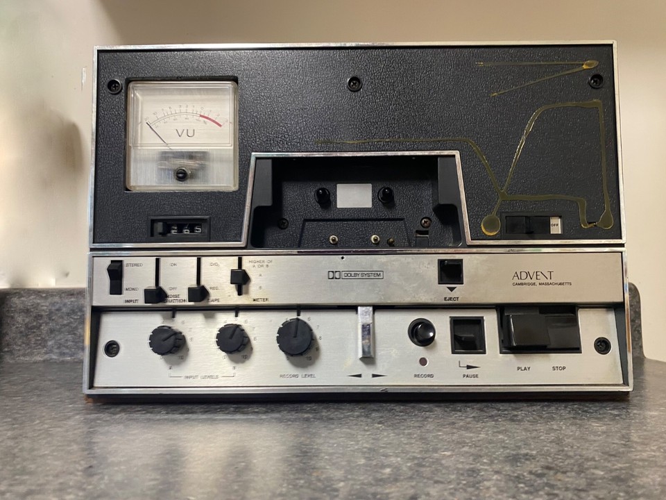 ADVENT Model 201 Stereo Cassette Tape Player recording Deck + Cover | eBay