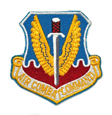 Vintage USAF US Air Force Air Combat Command ACC Cut Edge Patch | eBay
