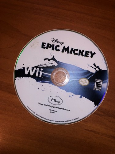 Disney Epic Mickey (Nintendo Wii, 2010) Disc Only | eBay